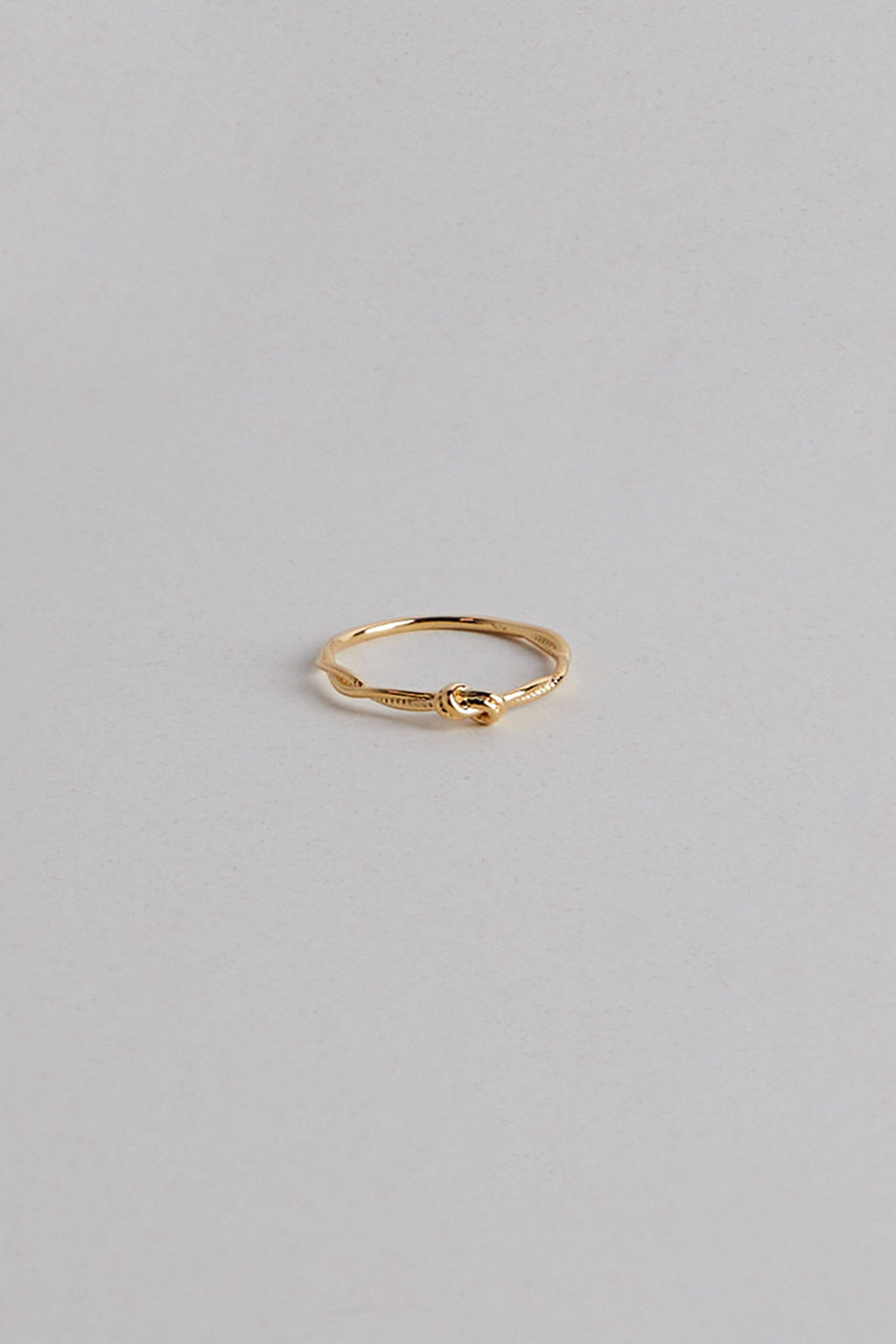925 Knotted Twist Ring, Gold – MODU Atelier