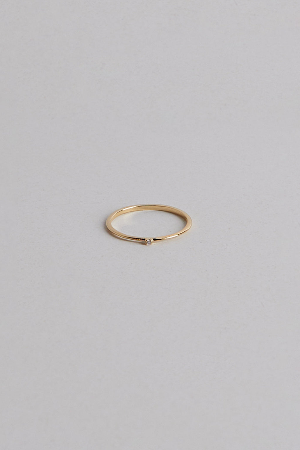 925 Mid Band Mini Stone Ring, Gold – MODU Atelier