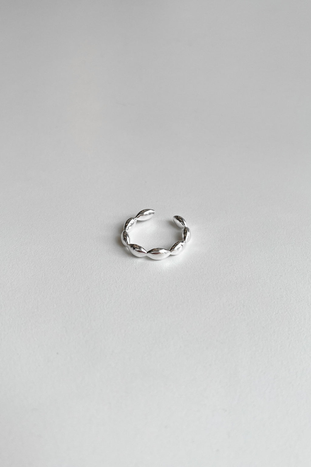 925 Open Linked Oval Ring – MODU Atelier