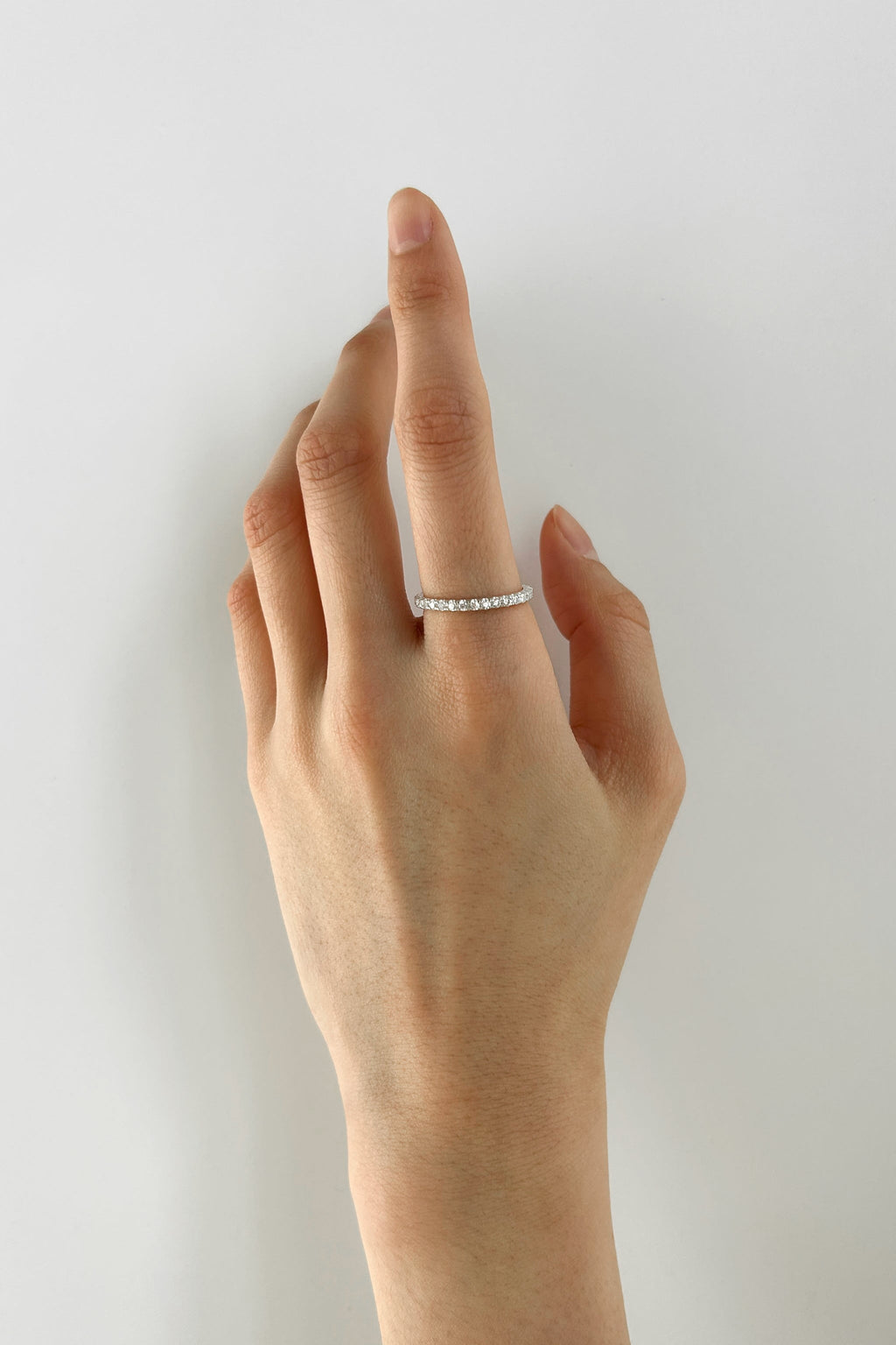 925 Thin Clear Stone Ring – MODU Atelier